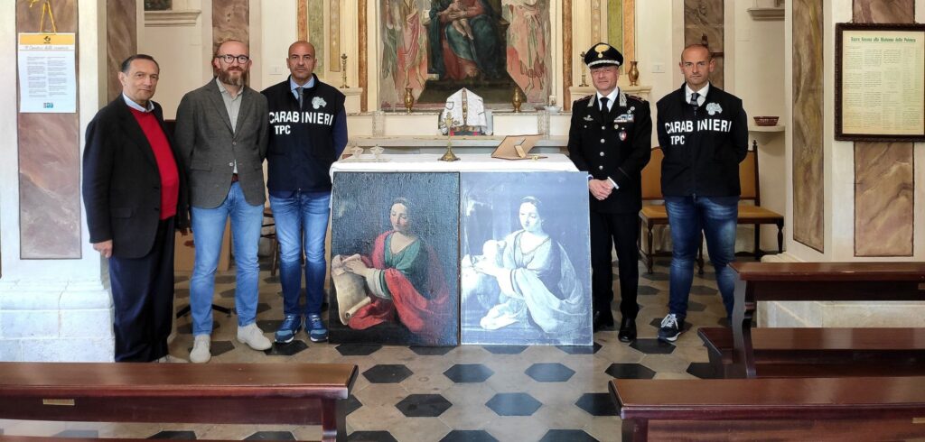 Restituito alla Diocesi di Sulmona un prestigioso dipinto rubato: Sant ...